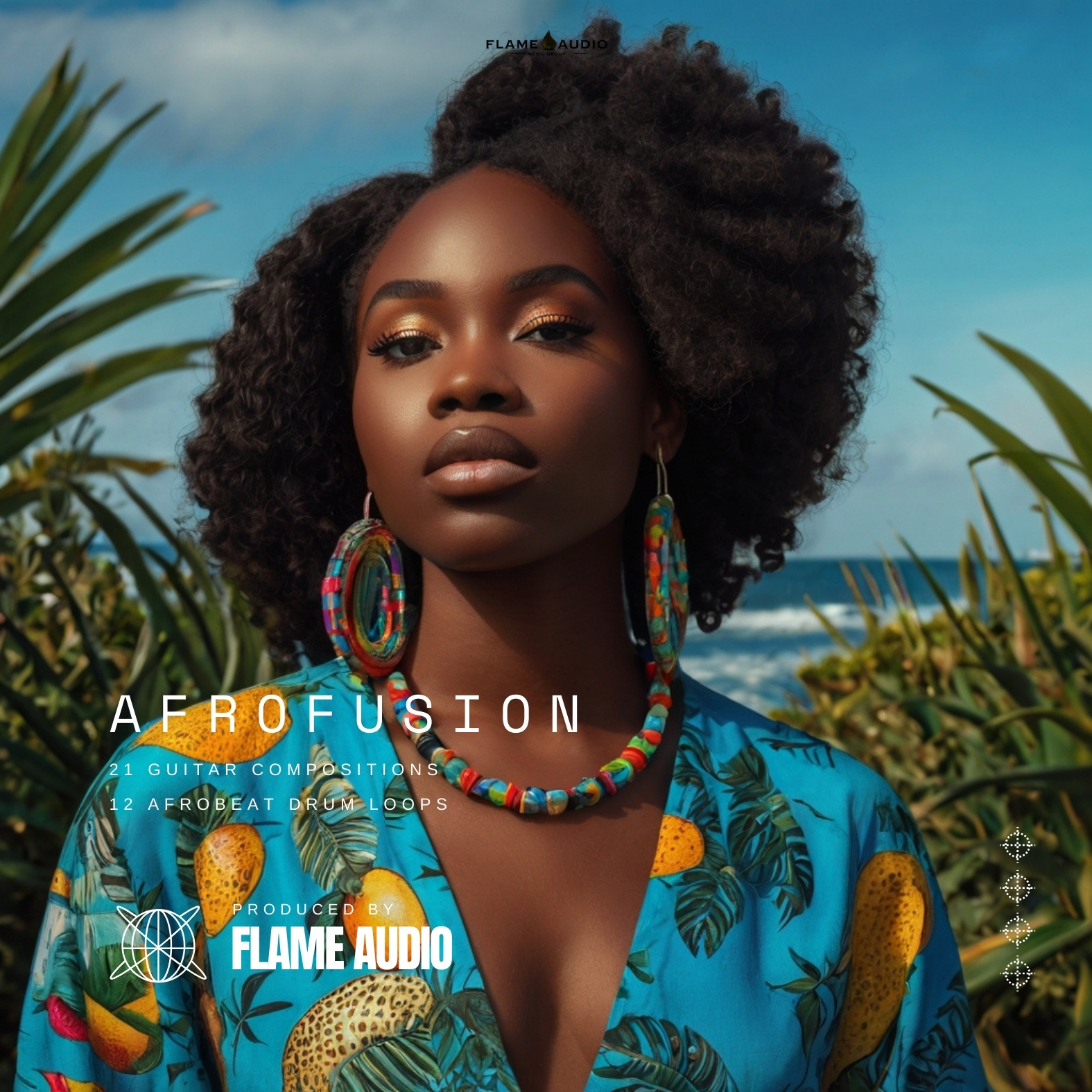 Flame Audio - AFROFUSION: Guitar Stems + Drums Sample Pack - Slooply
