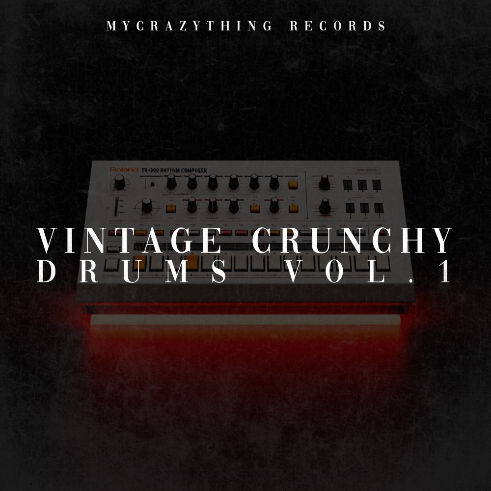 Mycrazything Records - Vintage Crunchy Drums Vol.1 Sample Pack - Slooply