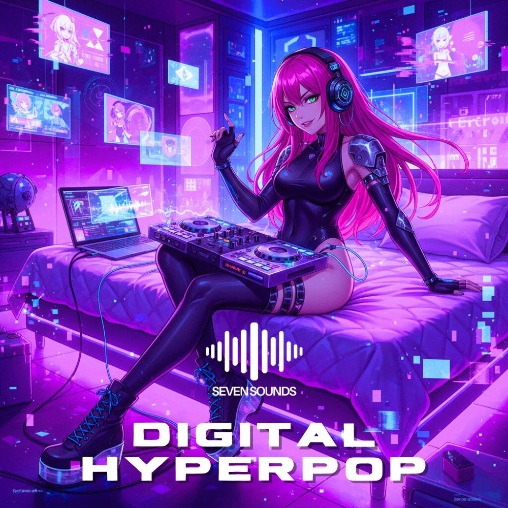 Seven Sounds - Digital Hyperpop Sample Pack - Slooply