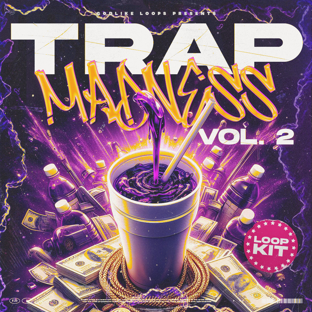 Godlike Loops - Trap Madness Vol 2 - Melody Loop Kit Sample Pack - Slooply