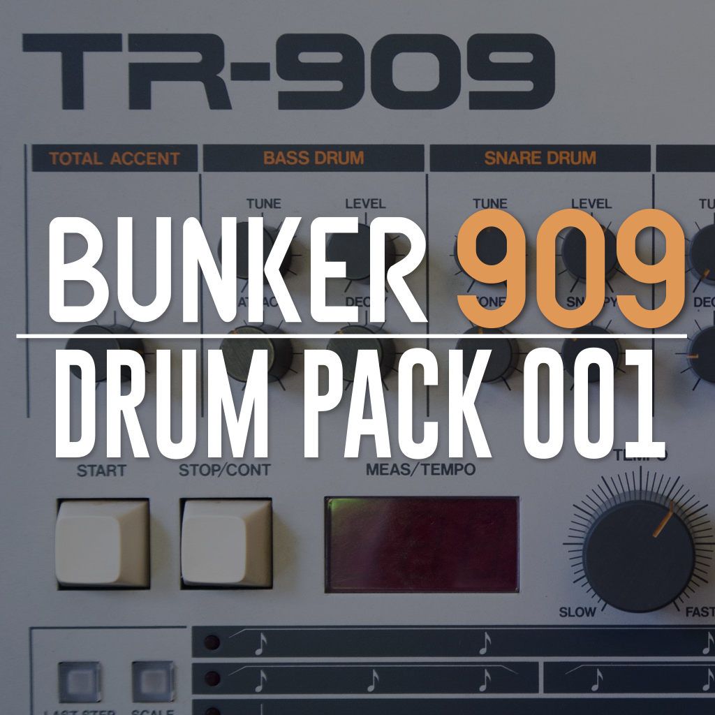 Bunker 8 Digital Labs - Bunker 909 Drum Pack Sample Pack - Slooply