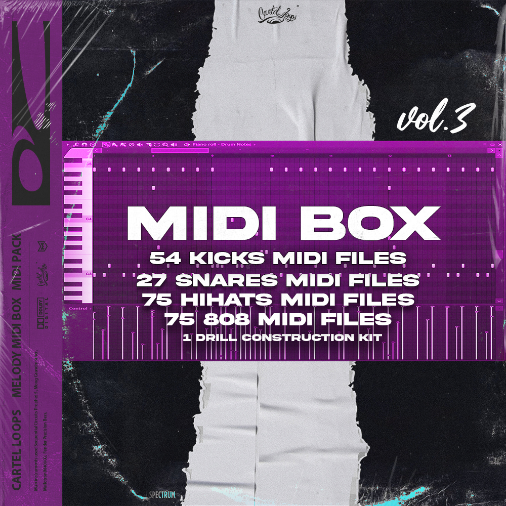Cartel Loops - MIDI Box 3 Sample Pack - Slooply