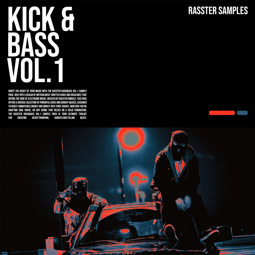 Rasster Samples - Kick & Bass Vol. 1 Sample Pack - Slooply